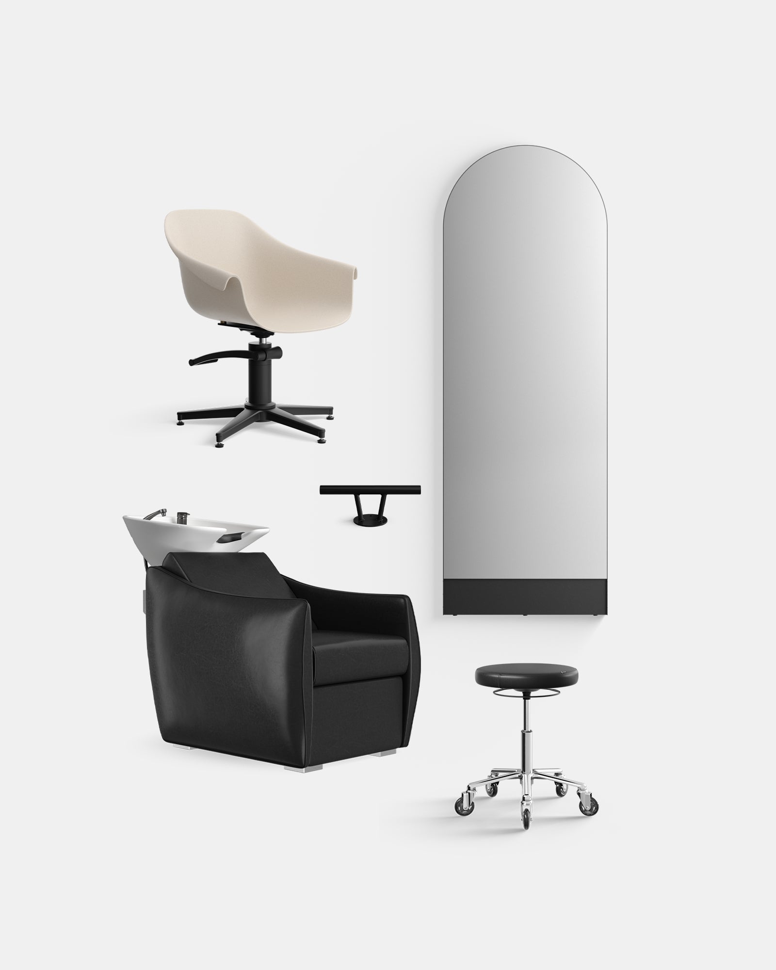 Frisør inventar online | Frisørstole og møbler | JUST ADD PEOPLE