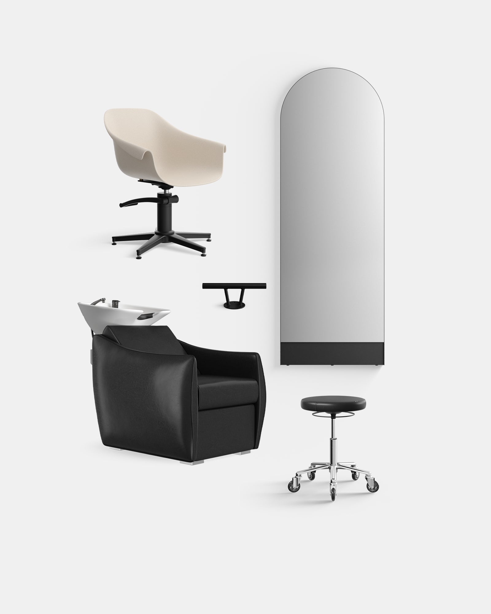 Frisør inventar online | Frisørstole og møbler | JUST ADD PEOPLE